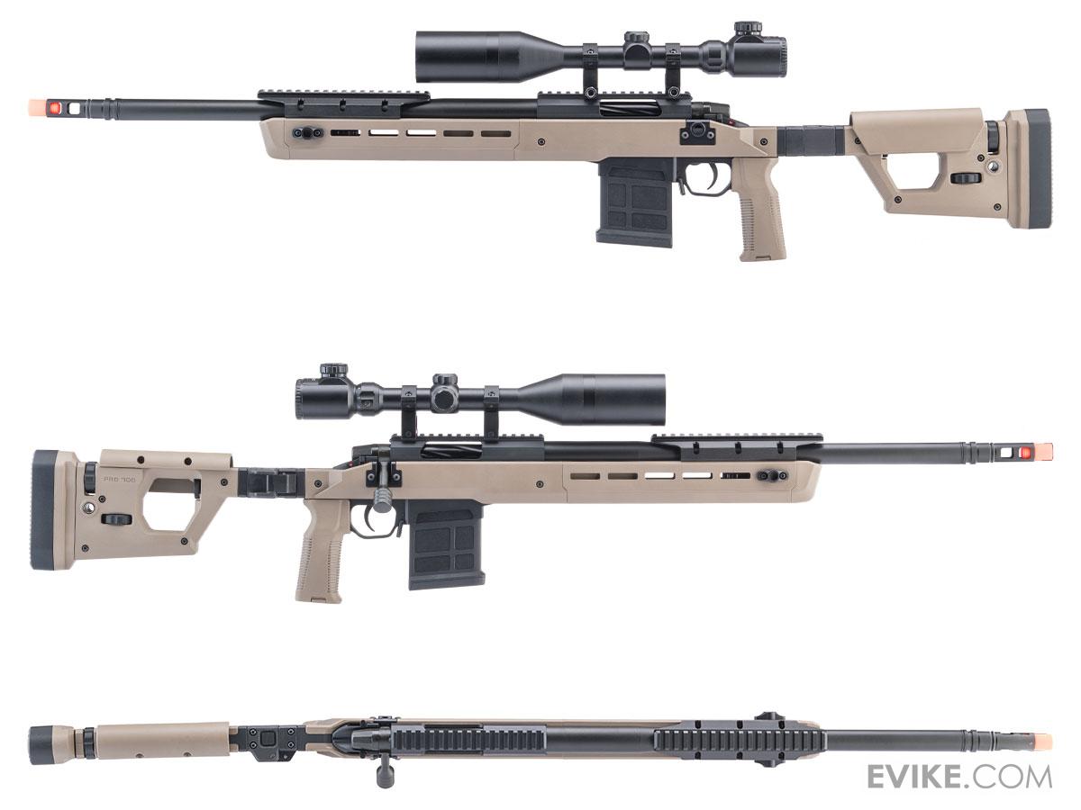 Double Eagle M66 Bolt Action Airsoft Sniper Rifle w/ Folding Stock ...