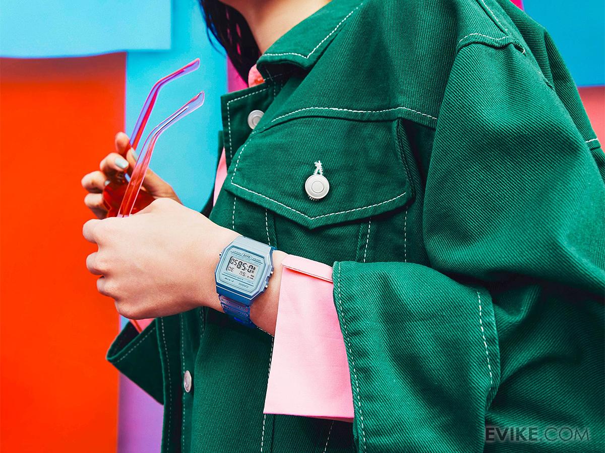 Casio F91-W Jelly Digital Watch (Color: Blue), Tactical Gear/Apparel ...