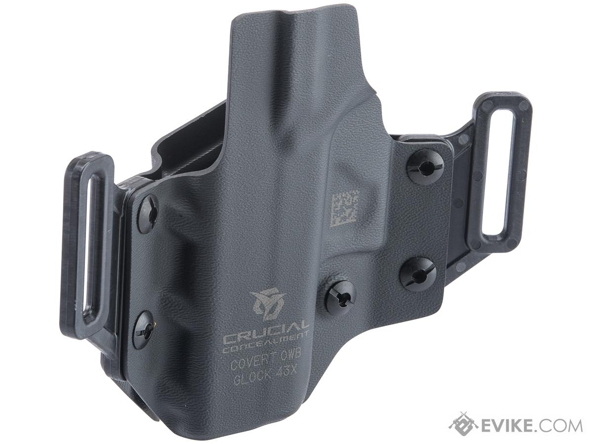 Crucial Concealment Covert OWB Holster (Model: GLOCK 43/43X / Right ...