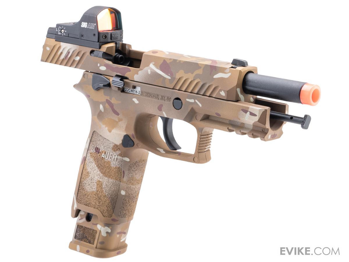 SIG Sauer ProForce P320 M17 MHS Airsoft GBB Pistol w/ Cerakote Finish ...