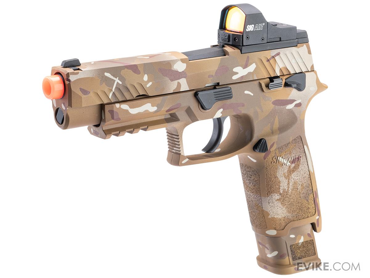 SIG Sauer ProForce P320 M17 MHS Airsoft GBB Pistol w/ Cerakote Finish ...