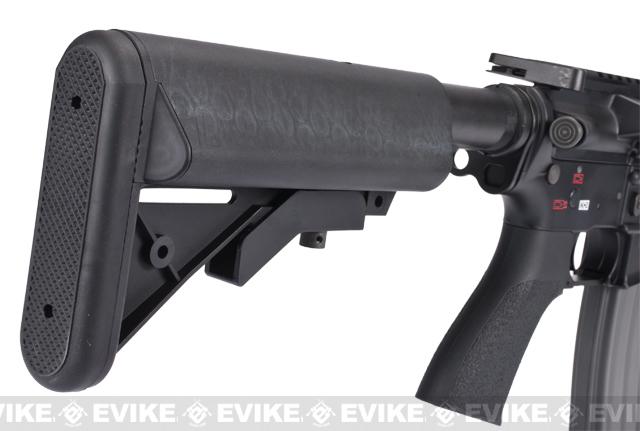 Evike Class I Custom G&G Full Metal M4 RASII Airsoft AEG Rifle w/ Crane Stock - Black (Package ...