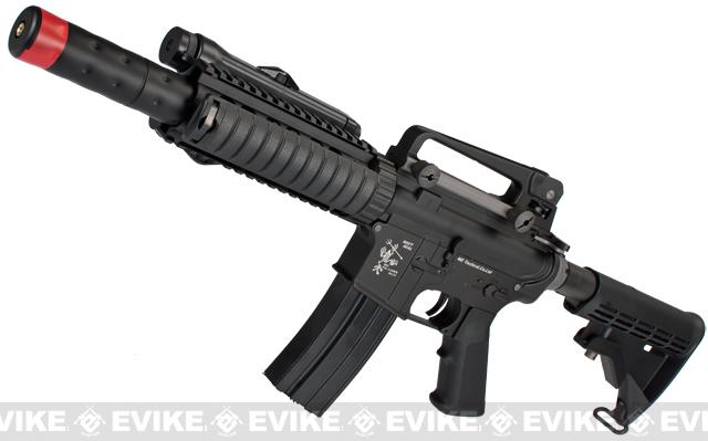 Evike Class I Custom WE-Tech Full Metal M4 CQB-R Airsoft AEG Rifle ...