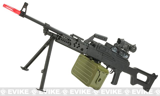 Evike.com "Drakon" Class II Custom PKM-R Airsoft AEG GP Machine Gun ...