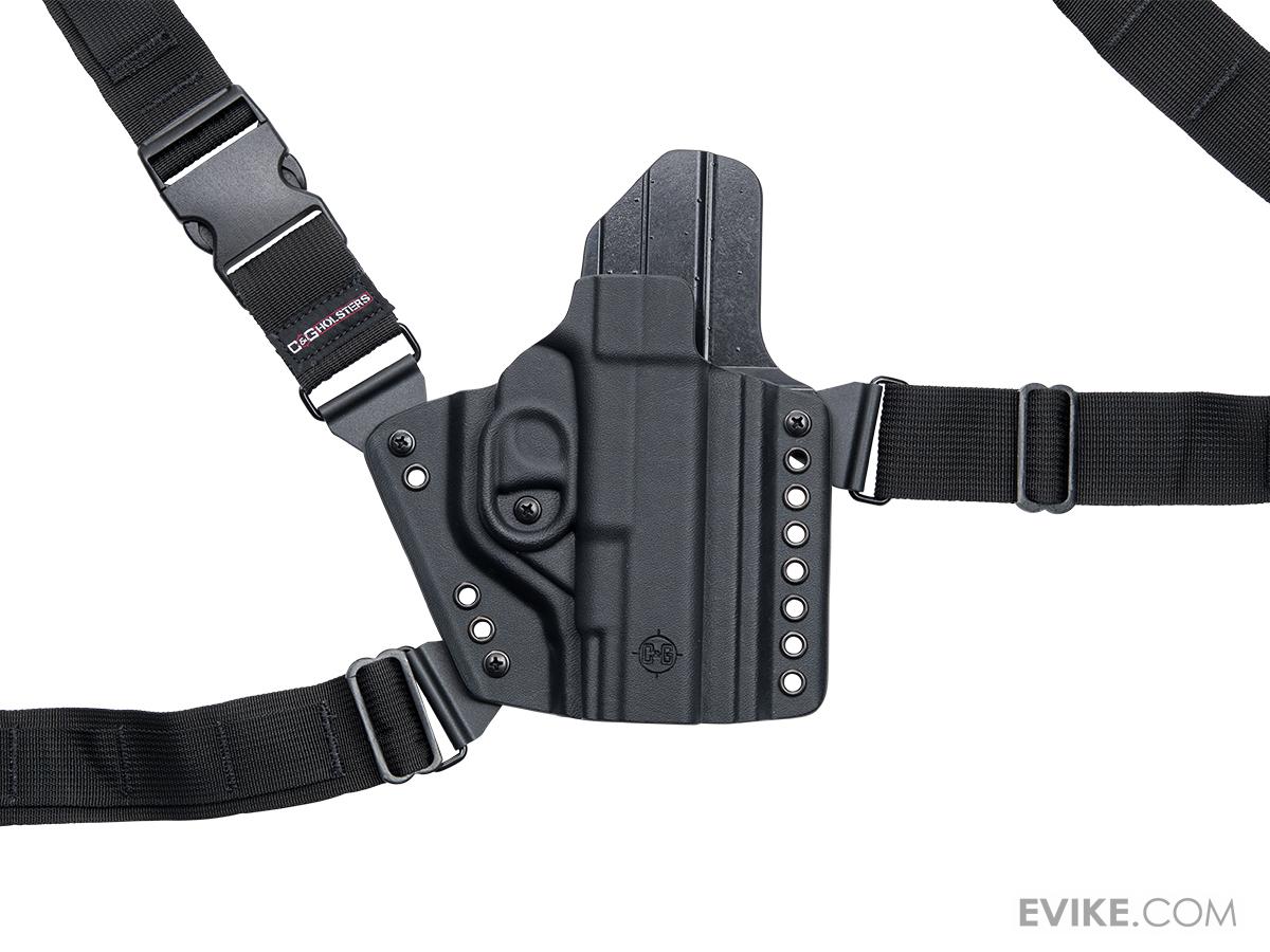 C&G Holsters DENALI Chest-Mounted Kydex Holster System (Model: GLOCK 17 ...