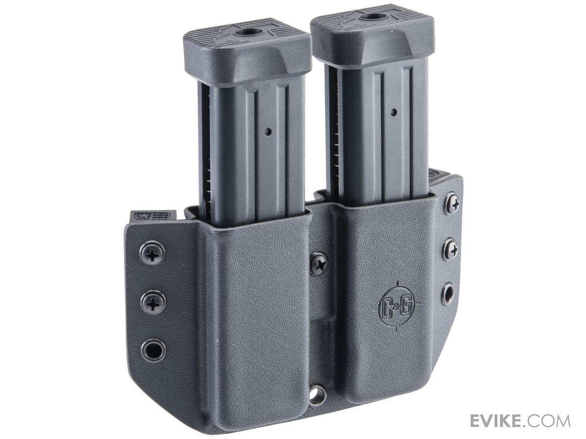 C&G Holster Kydex Covert OWB Double Flat Magazine Holster (Model ...