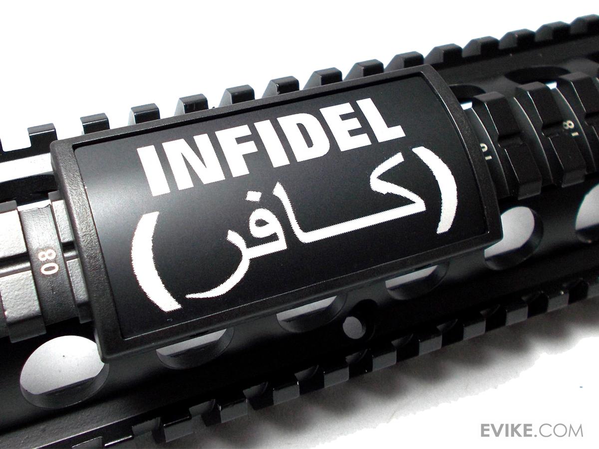 Custom Gun Rails Large Laser Engraved Aluminum Rail Cover (Model ...