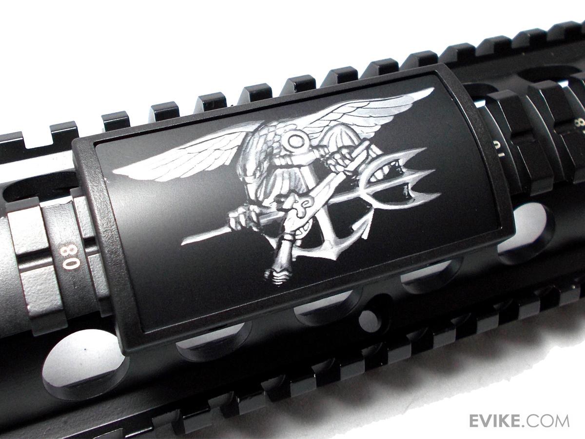 Custom Gun Rails Large Laser Engraved Aluminum Rail Cover (Model: U.S ...