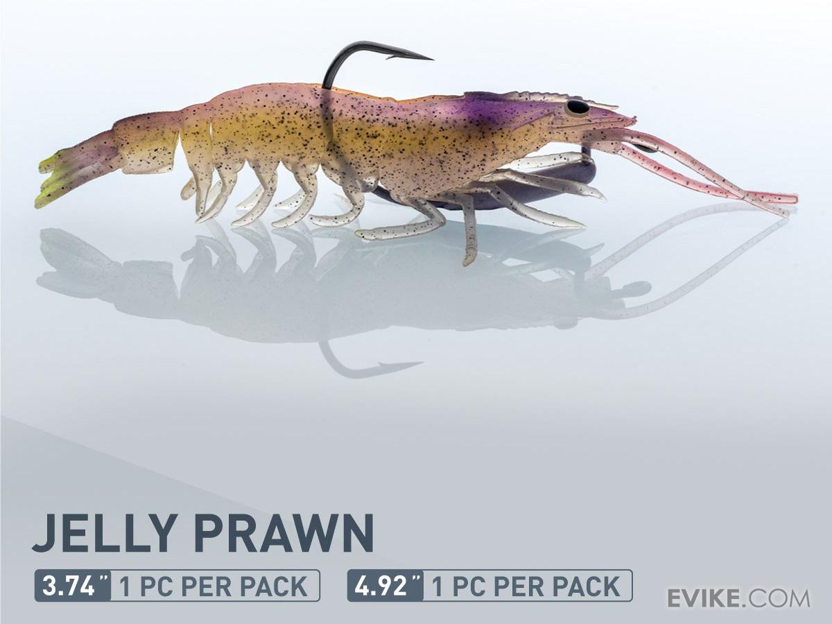 Chasebaits Flick Prawn Fishing Lure (Color: Jelly Prawn / 4.9"), MORE ...
