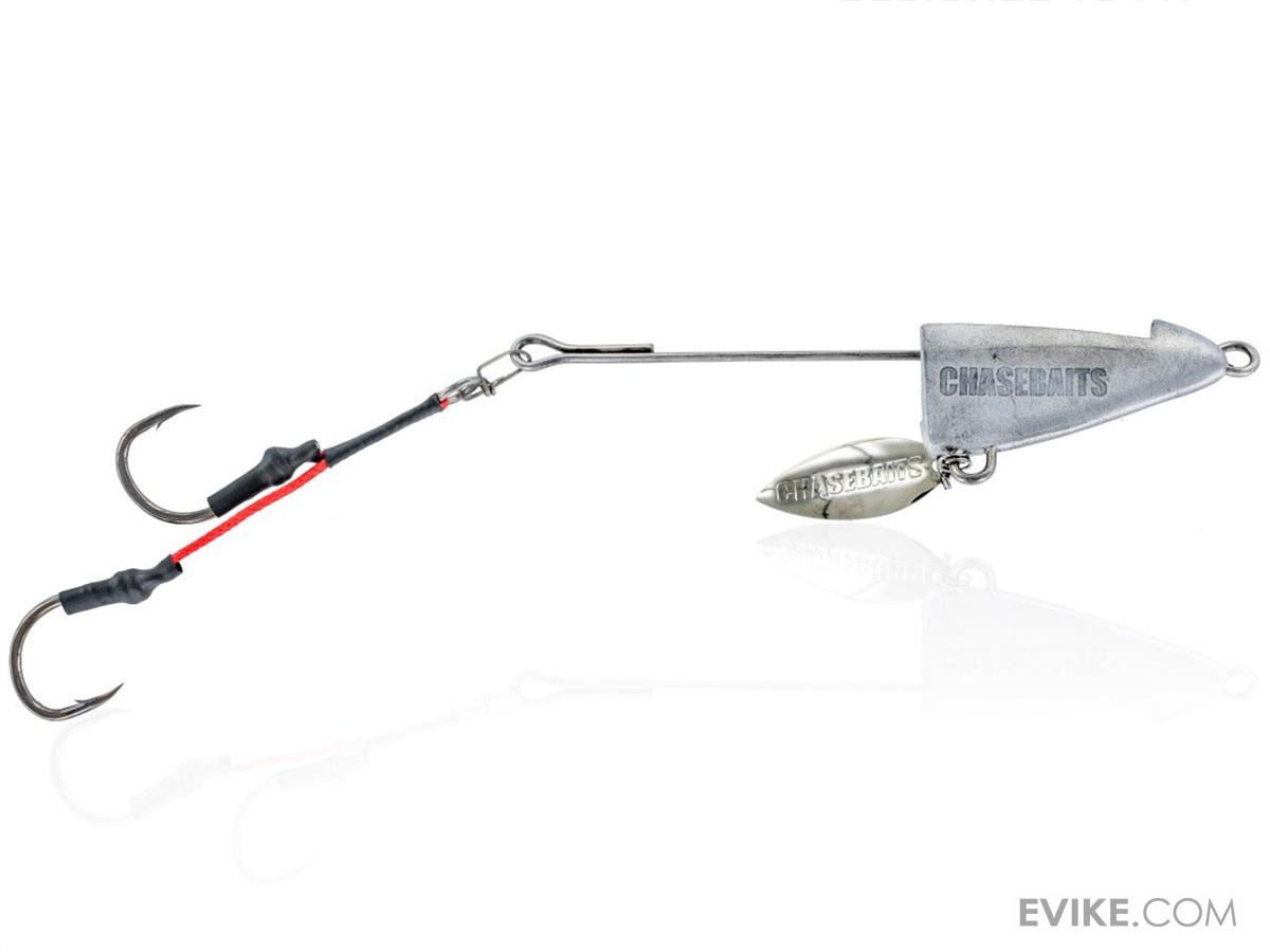 Chasebaits The Ultimate Squid Rig 11.8" Fishing Lure w/ 9/0 Twin Assist ...