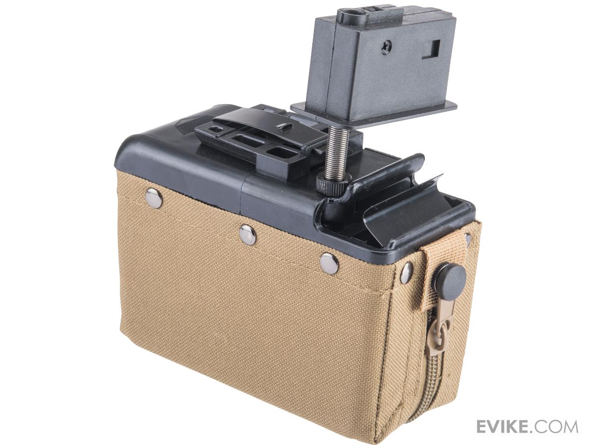 Classic Army 1200 Round Box Magazine for Airsoft M249 AEG Light Machine ...