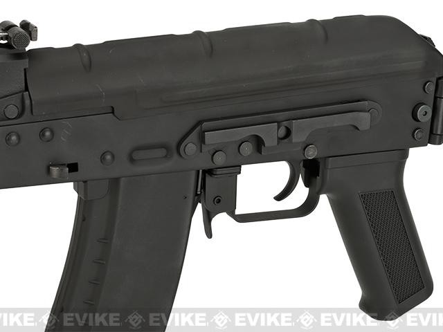 CYMA Standard Stamped Metal AK-74 KTR Airsoft AEG Rifle w/ Steel Folding Stock (Package: Gun ...