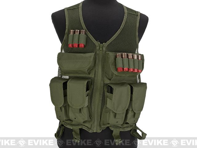 NcStar VISM Lightweight Mesh Tactical Vest (Color: OD Green), Tactical ...