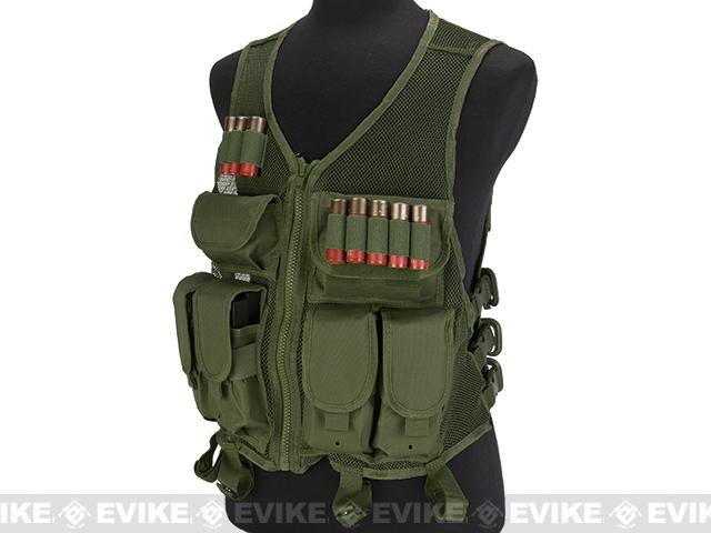 NcStar VISM Lightweight Mesh Tactical Vest (Color: OD Green), Tactical ...