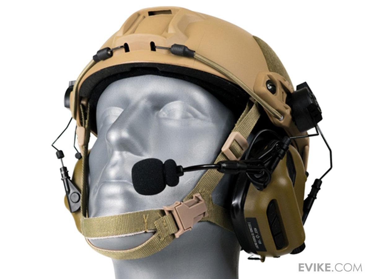 Code Red Headsets MILTAC Pro Tactical Communications Headset (Color: Black / Dynamic Boom Mic ...