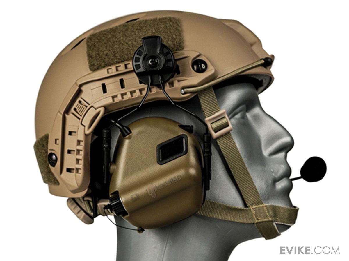 Code Red Headsets MILTAC Pro Tactical Communications Headset (Color: Black / Dynamic Boom Mic ...