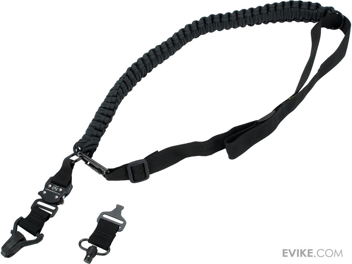 Cold Steel Tactical "The Survivor Sling" w/ Magpul Paraclip & QD Adapter (Color: Black) | Evike.com