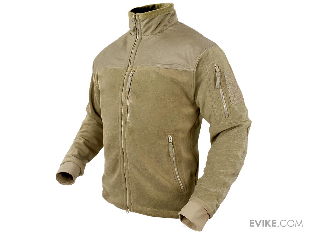 Condor Alpha Fleece Jacket (Color: Tan / Small), Tactical Gear/Apparel ...