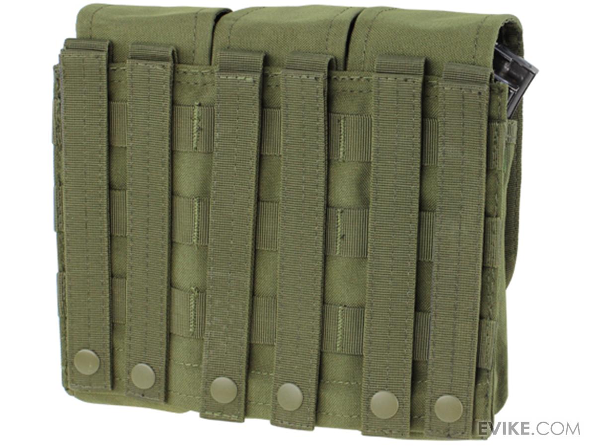 Triple M4 / AK MOLLE Ready Magazine Pouch by Condor (Color: OD Green ...