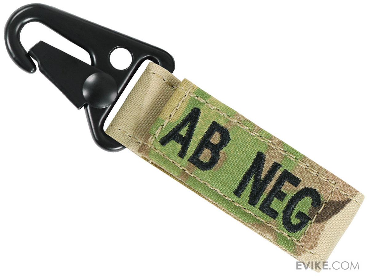 Condor Blood Type Keychain (Type: AB NEG / Scorpion OCP), Tactical Gear ...