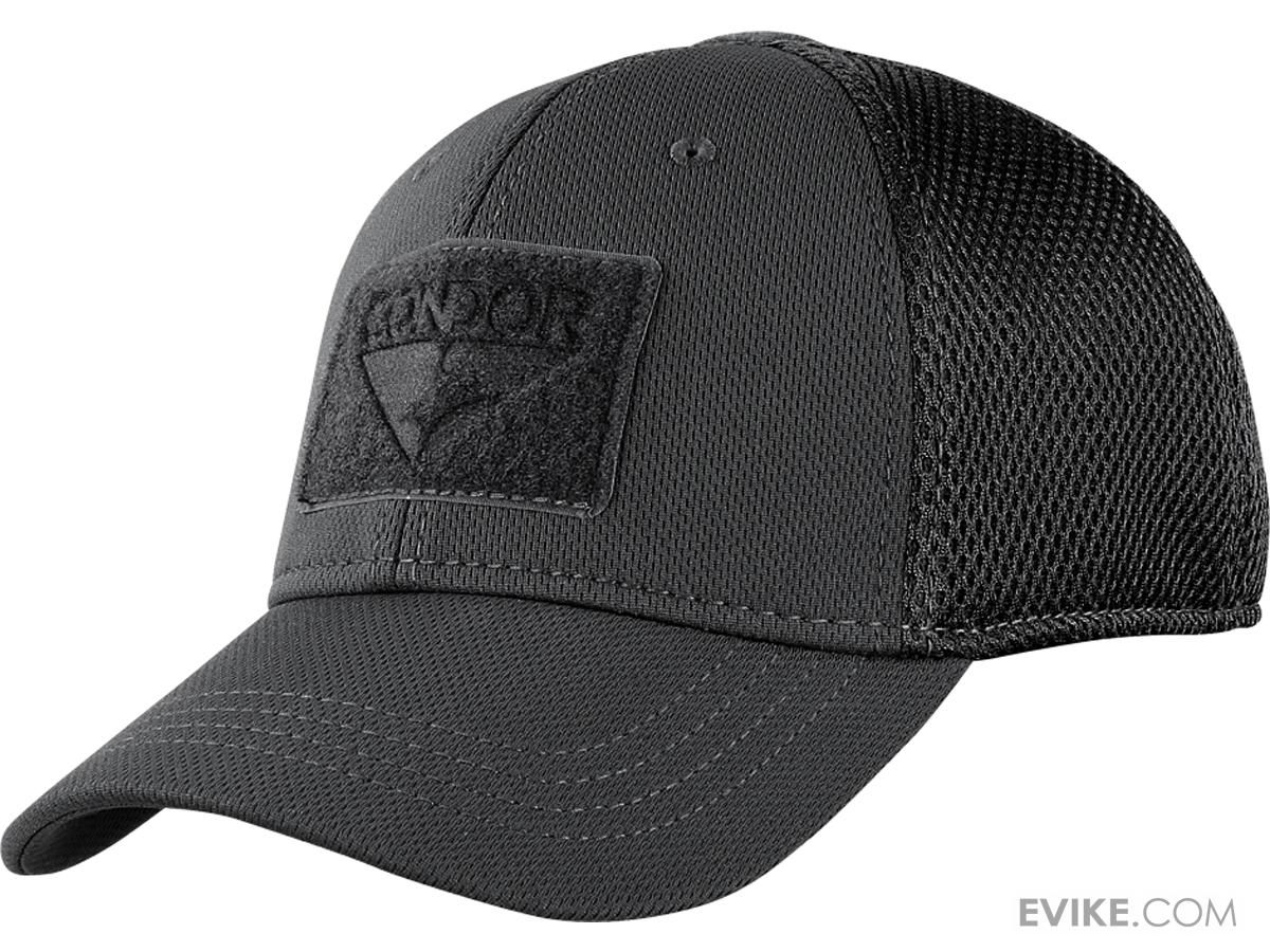 Condor Flex Tactical Mesh Cap (Color: Black / Small/Medium), Tactical ...