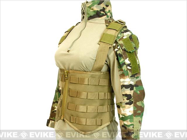 Laylax Ghost Gear Ladies Tactical Corset Rig - Tan | Evike.com