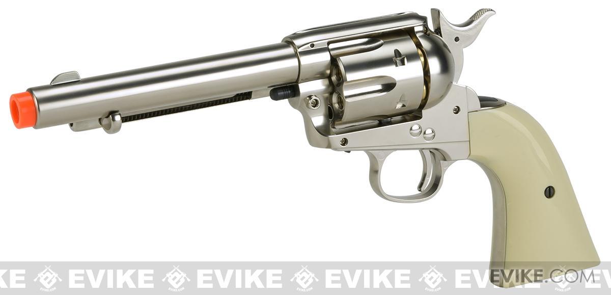Gun Heaven CO2 Powered 1873 Single Action Airsoft Revolver (Color: High ...