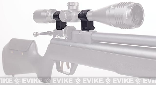 Crosman High Profile 1" (25mm) Dovetail Mount Scope Rings, Accessories ...