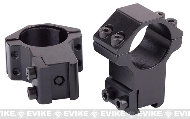 Crosman High Profile 1" (25mm) Dovetail Mount Scope Rings, Accessories ...