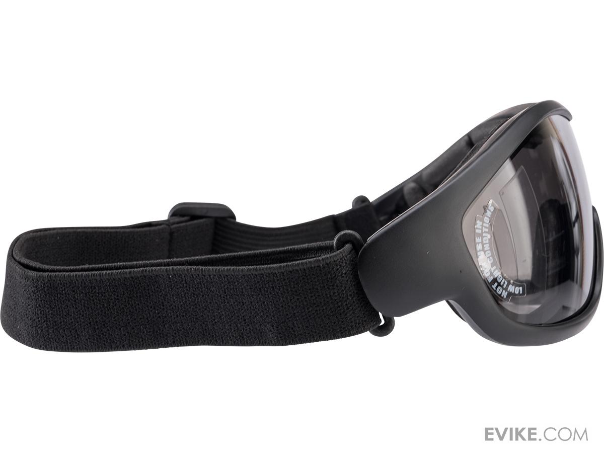Game Face "Lunettes" Airsoft Goggles (Color: Black / Smoke Lens ...