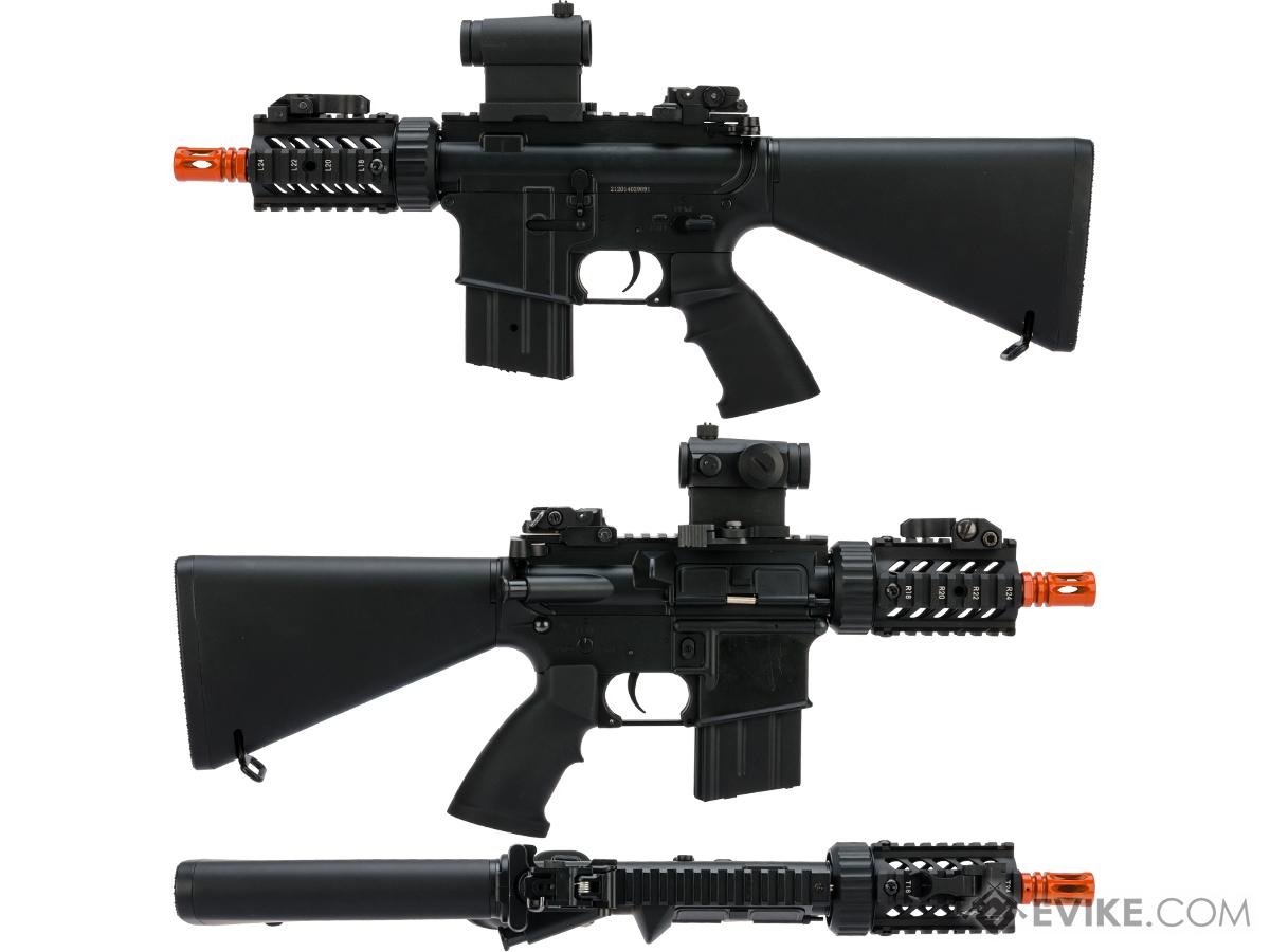 Golden Eagle Li-poly Ready Stubby CQB M4 Airsoft AEG w/ Reinforced ...