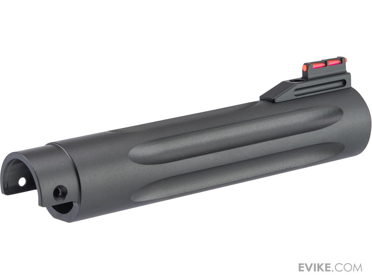 CTM Extended CNC Fluted Outer Barrel for AAP-01 "Assassin" Gas Airsoft Pistol w/ Sight (Model ...