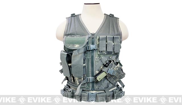NcSTAR VISM Tactical Vest (Color: Digital Camo / Large), Tactical Gear ...