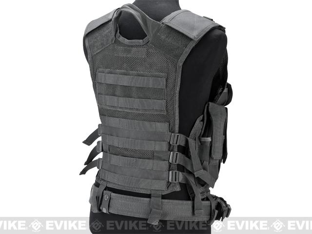 NcSTAR VISM Tactical Vest (Color: Urban Grey / Medium), Tactical Gear ...