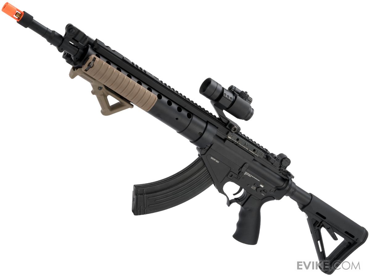Evike Class I Custom Limited Edition SOCOM-47 SPR MOD-0 w/ Red Dot Optic Airsoft AEG Rifle ...