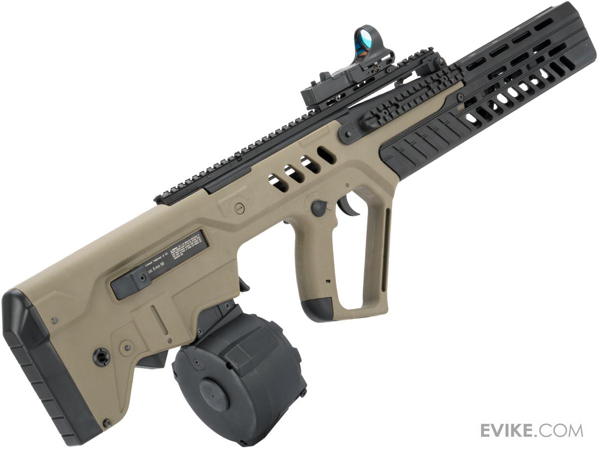 Evike.com Custom Eliminator Tavor Tar-21 AEG with Drum Magazine (Color ...