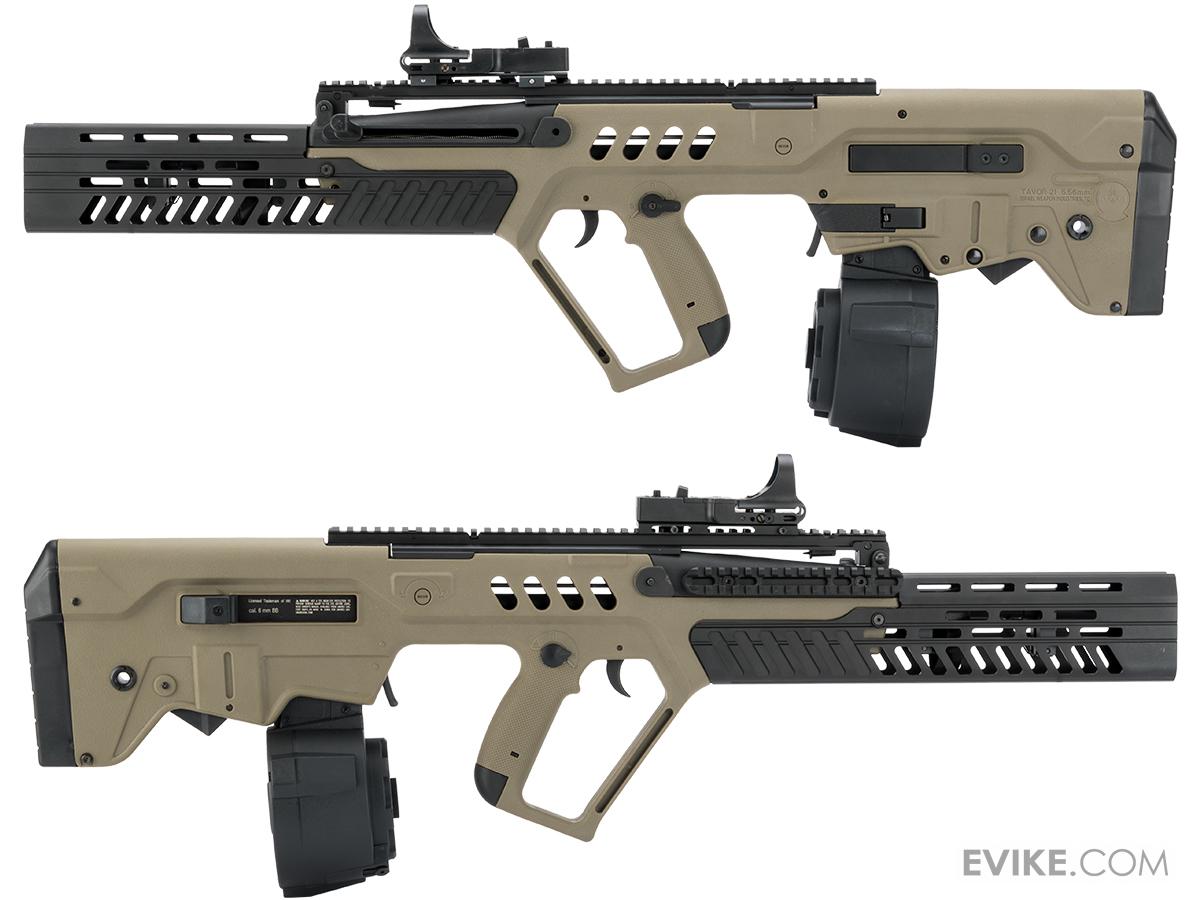 Evike.com Custom Eliminator Tavor Tar-21 AEG with Drum Magazine (Color ...