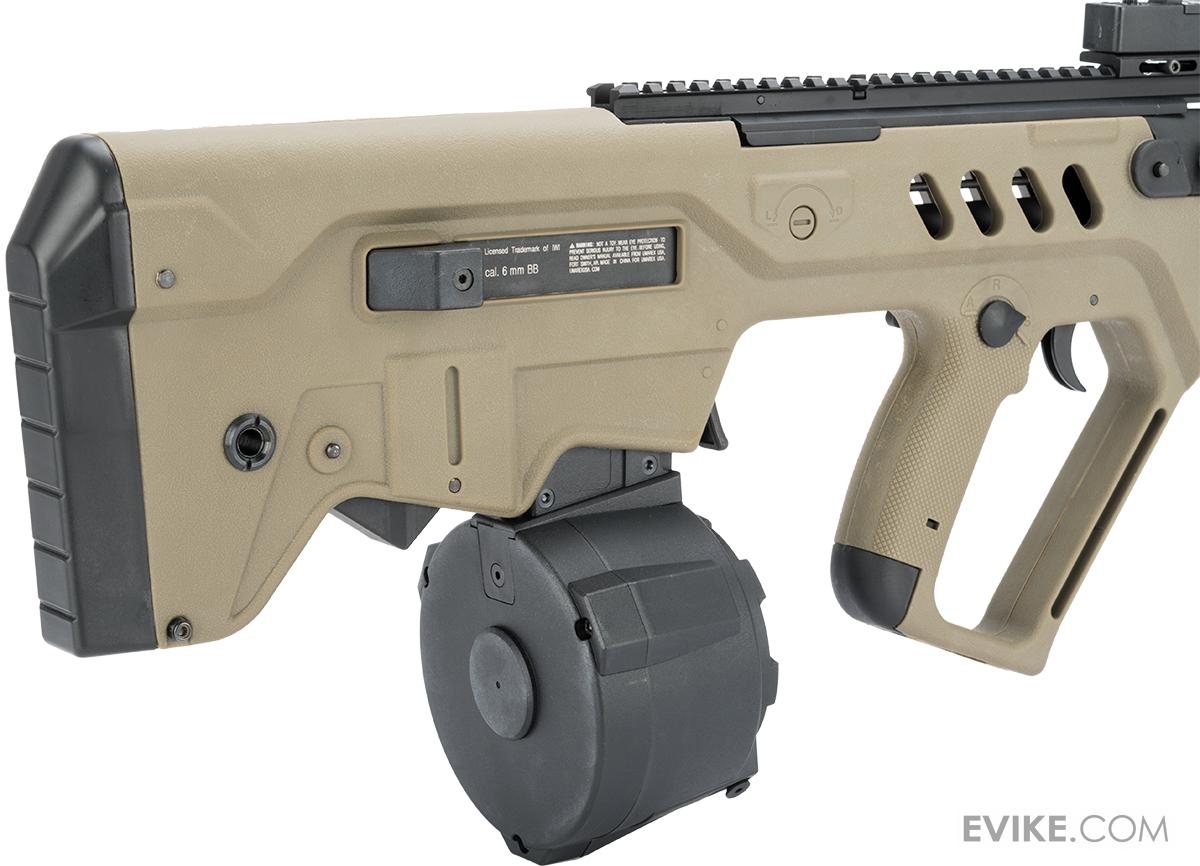 Evike.com Custom Eliminator Tavor Tar-21 AEG with Drum Magazine (Color ...