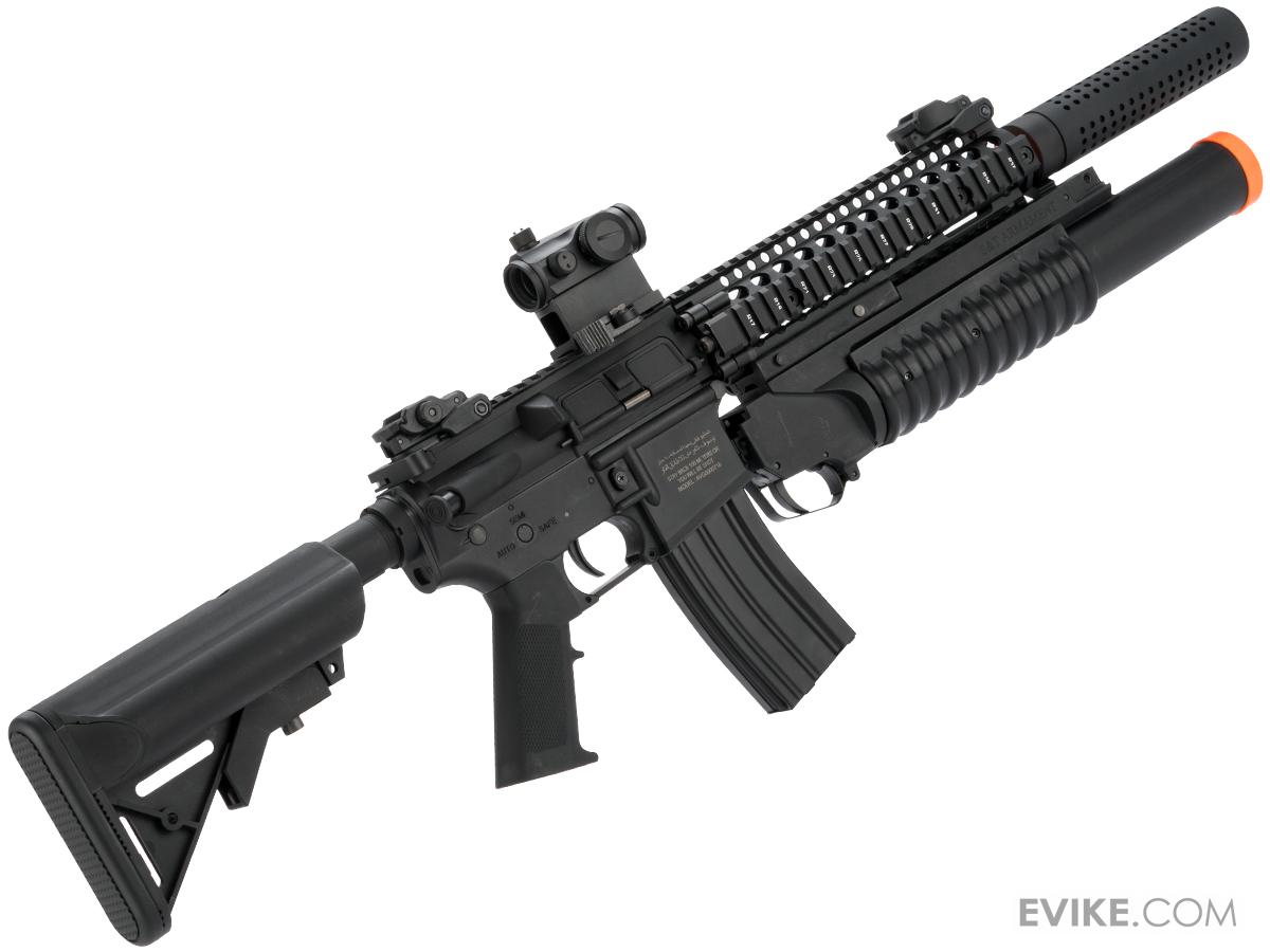 "Go Airsoft Starter Package" Matrix Sportsline M4 RIS Airsoft AEG Rifle ...