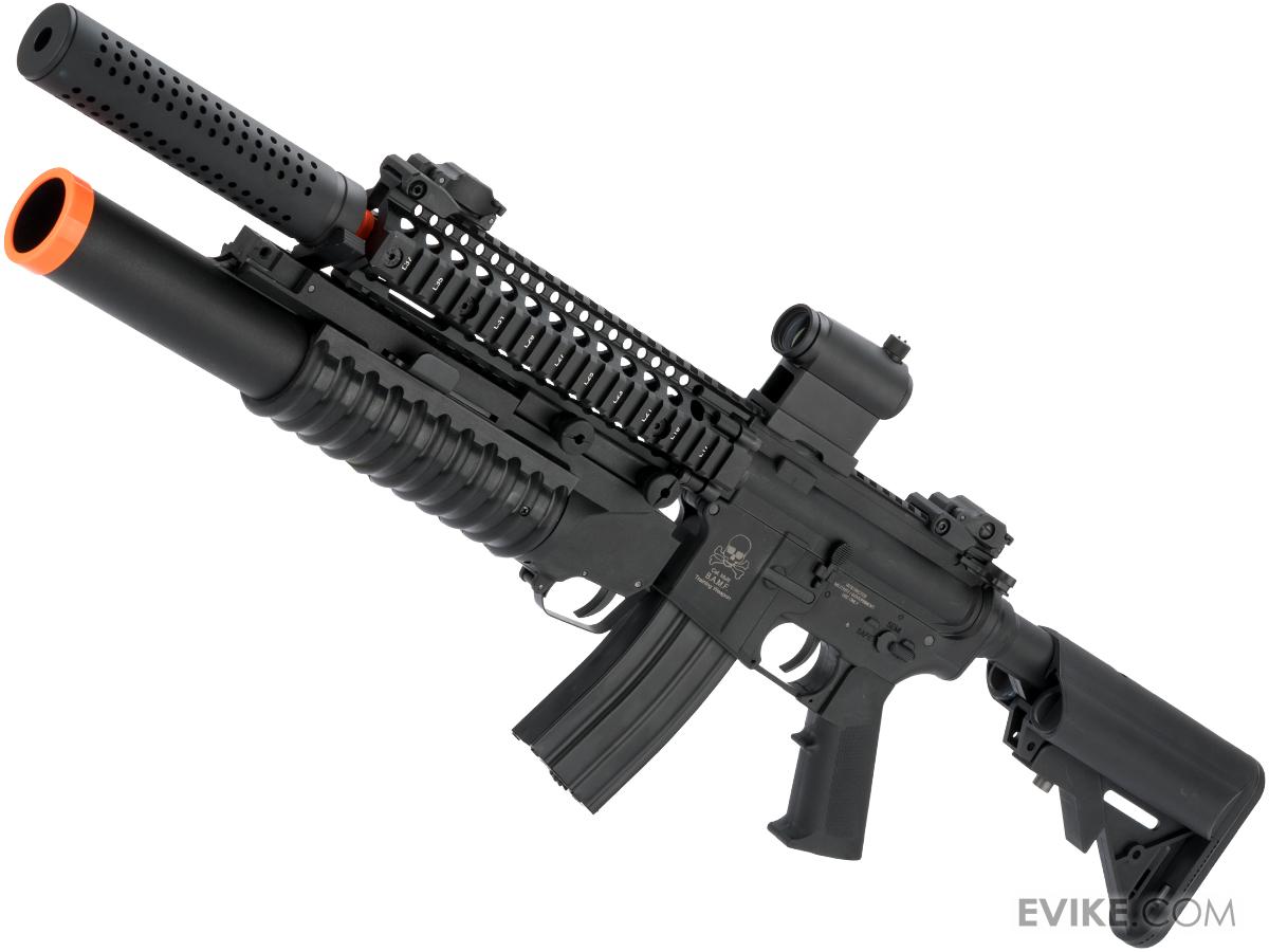 "Go Airsoft Starter Package" Matrix Sportsline M4 RIS Airsoft AEG Rifle ...