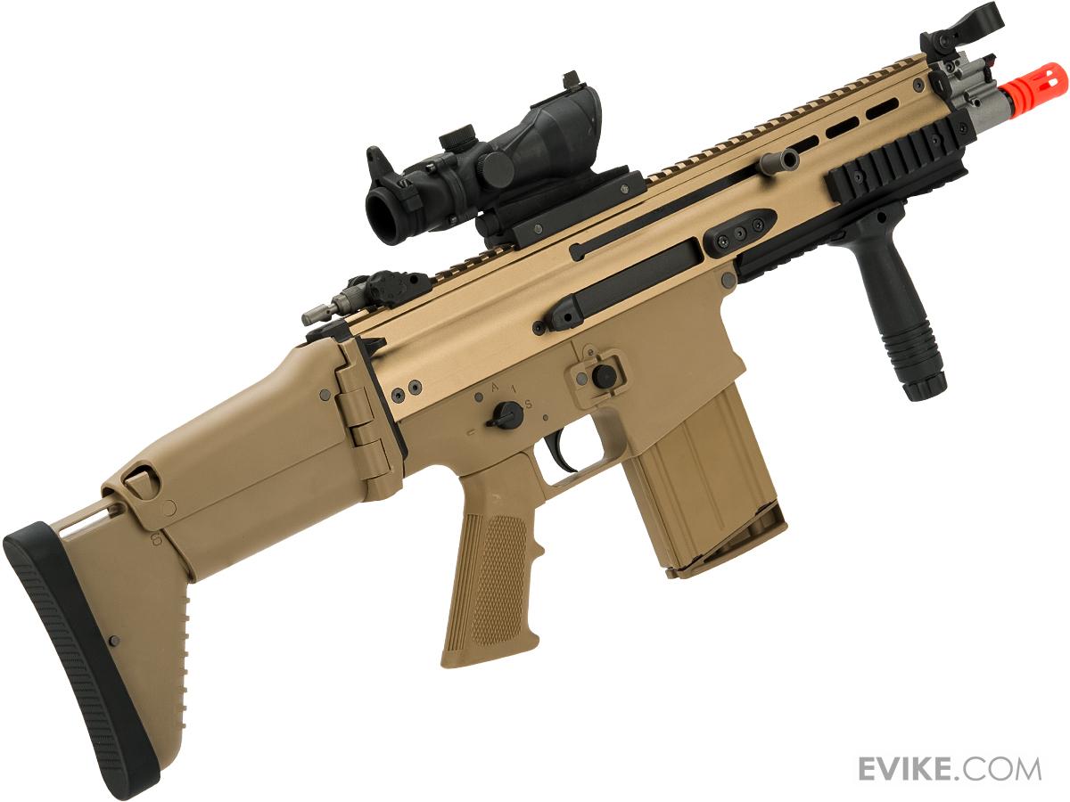 FN Herstal SCAR Licensed Gas Blowback Airsoft Rifle by WE-Tech (Color ...