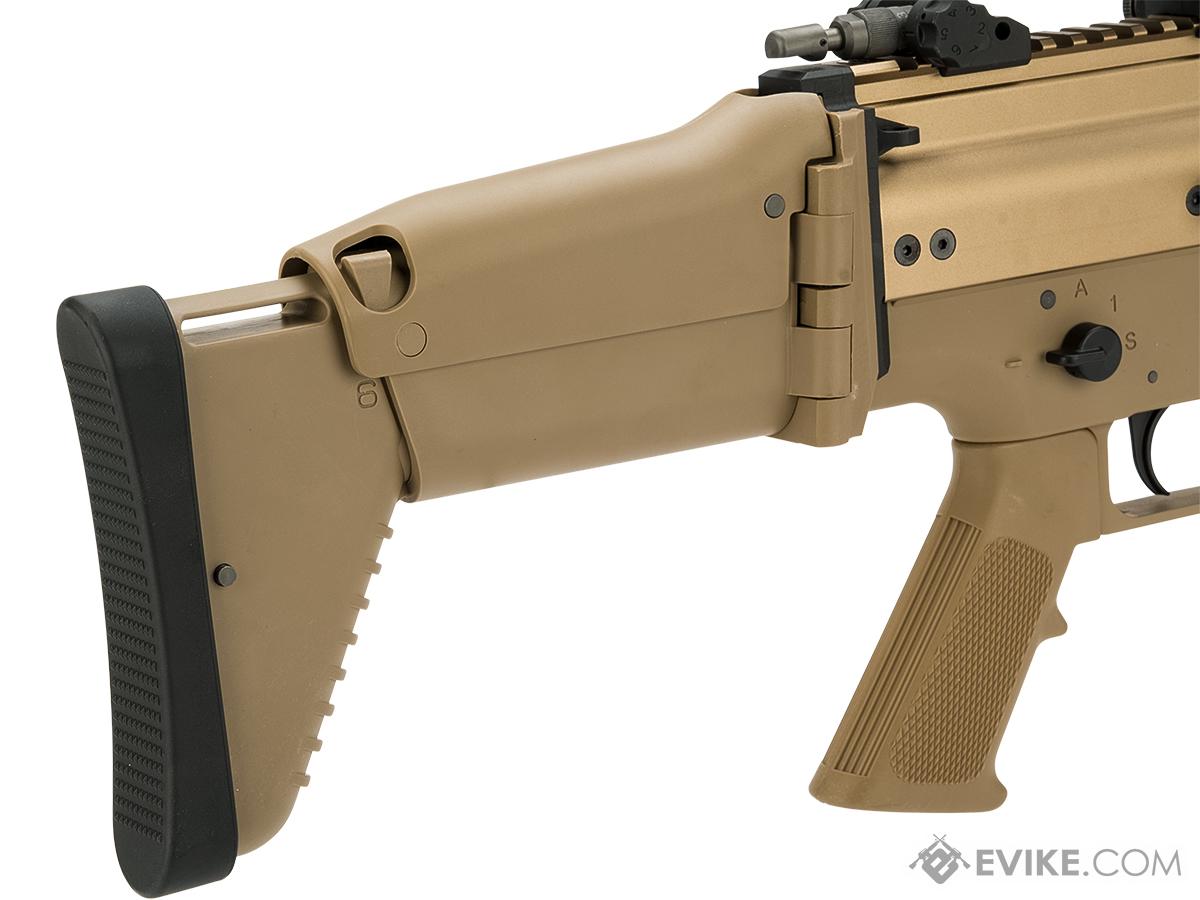 FN Herstal SCAR Licensed Gas Blowback Airsoft Rifle by WE-Tech (Color ...