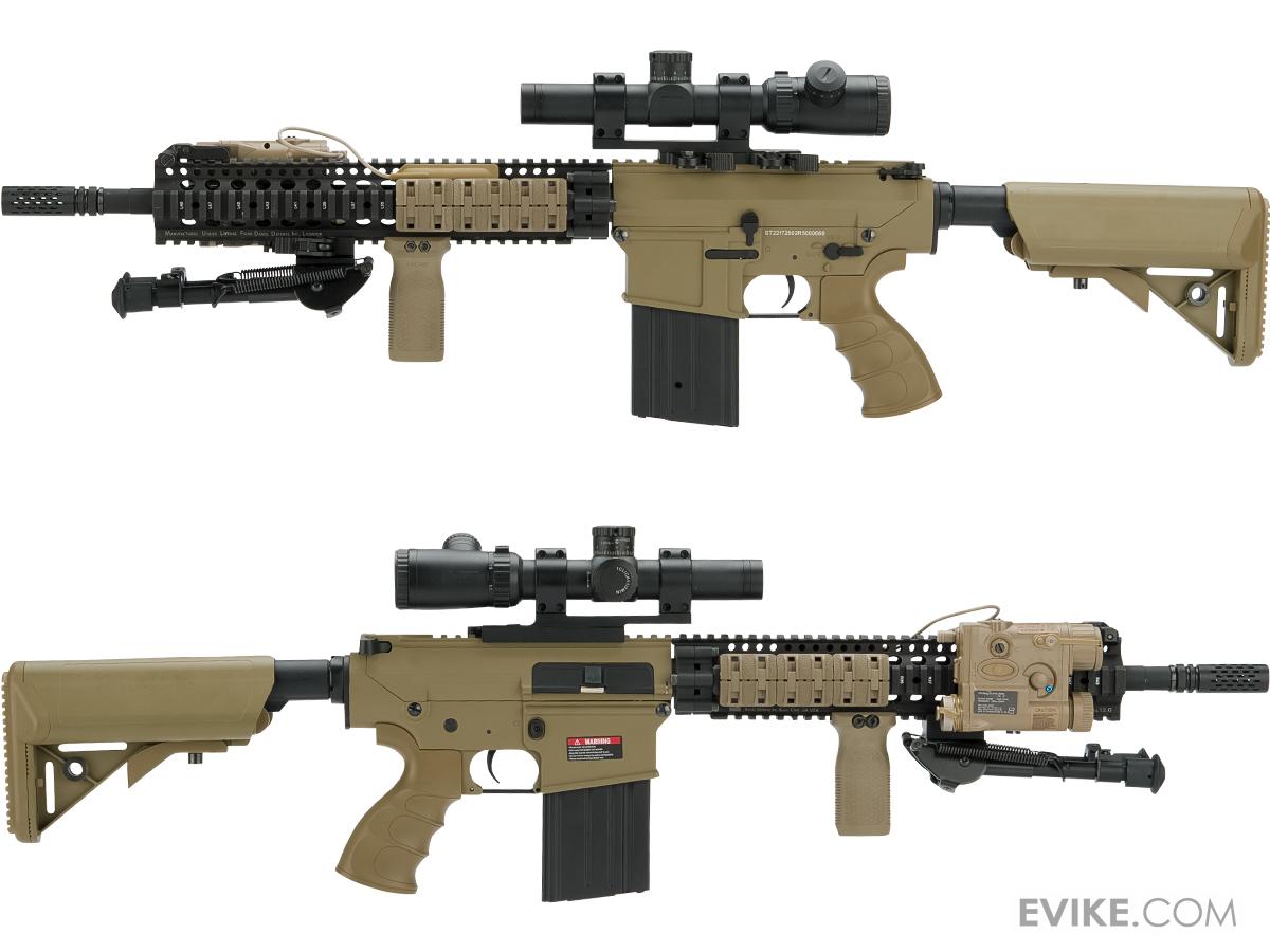 Evike.com Custom Daniel Defense SR25-K Precision Rifle Airsoft AEG ...