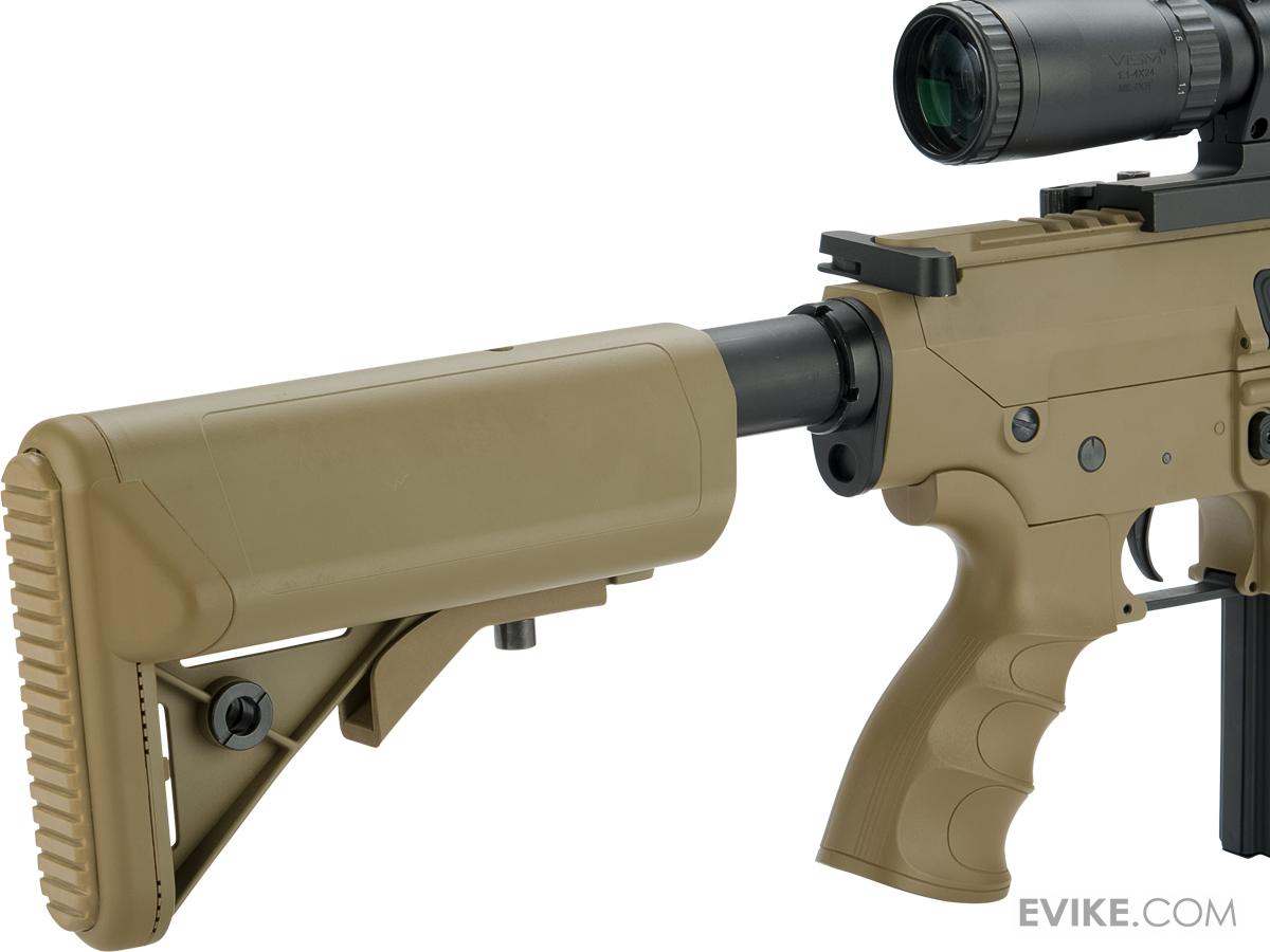 Evike.com Custom Daniel Defense SR25-K Precision Rifle Airsoft AEG ...