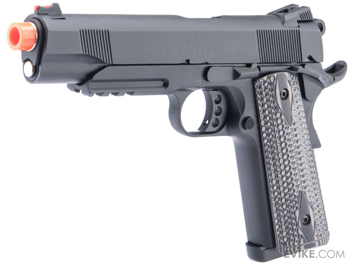 APS 1911 Gladiator Gas Blowback Airsoft Pistol w/ Angel Custom CNC G10 ...