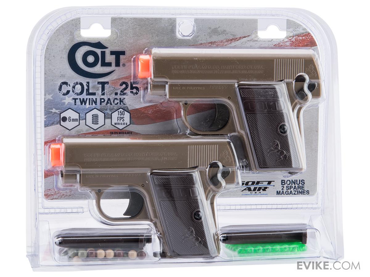 Colt Licensed 1908 Vest Pocket Hammerless .25 ACP Full Size Airsoft ...