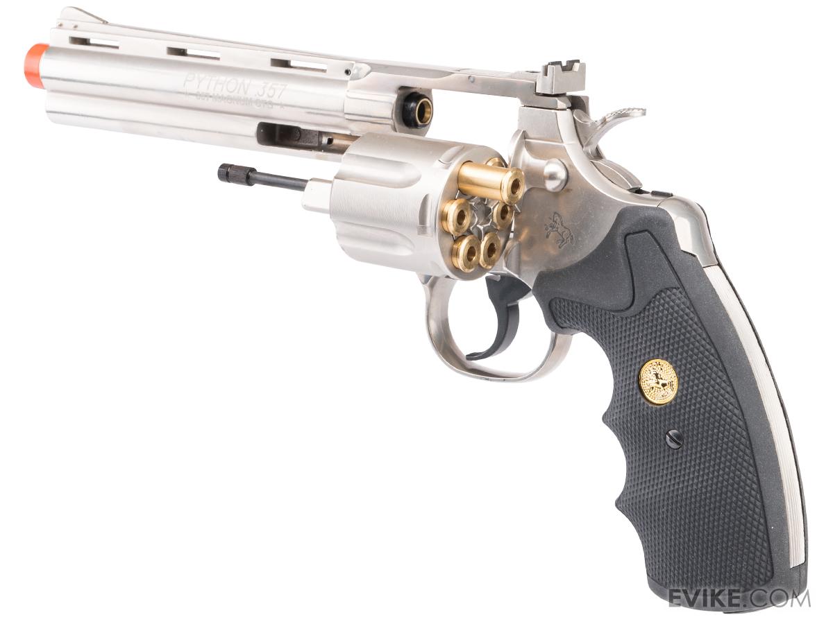 Cybergun Colt Licensed Python .357 Magnum Airsoft Revolver by King Arms ...