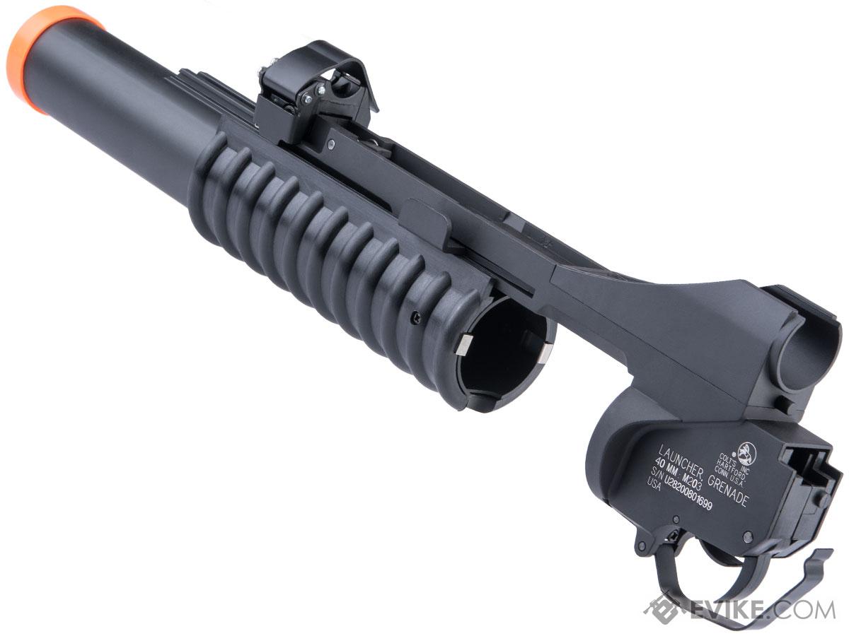 Colt Licensed M203 40mm Grenade Launcher for M4 / M16 Series Airsoft Rifles w/ Metal Barrel ...