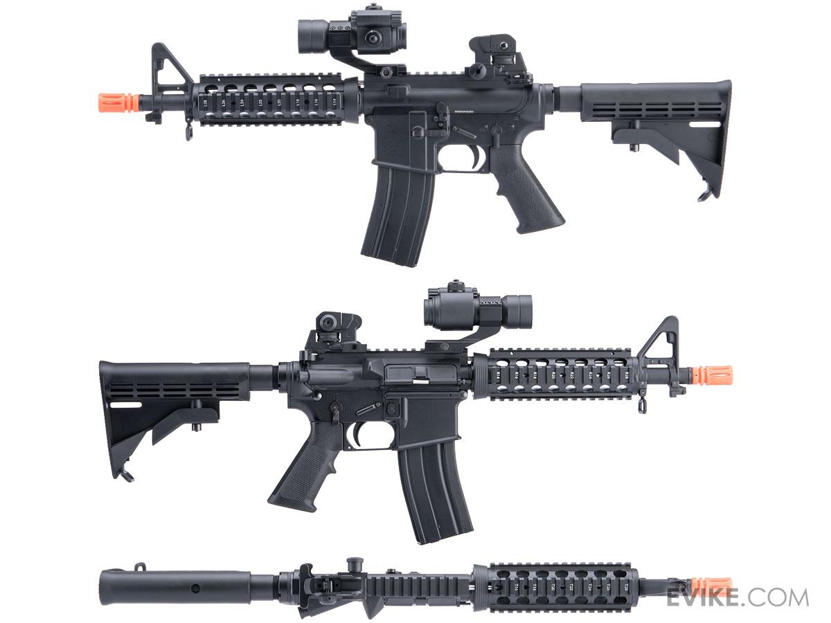 Cybergun Golden Eagle Colt Licensed Full Metal M4 Gas Blowback Airsoft Rifle (Model: CQB-R ...