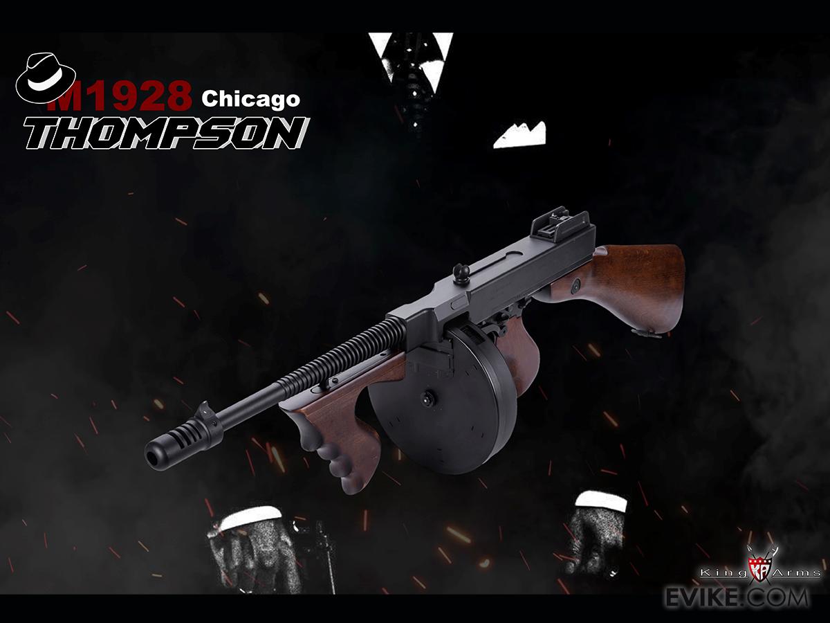 Cybergun Licensed Thompson "Chicago Typewriter" M1928 Pattern Airsoft ...